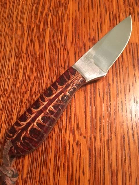 Heavy Custom Pine Cone Handle skinning Knife – Cutting Edge Knife